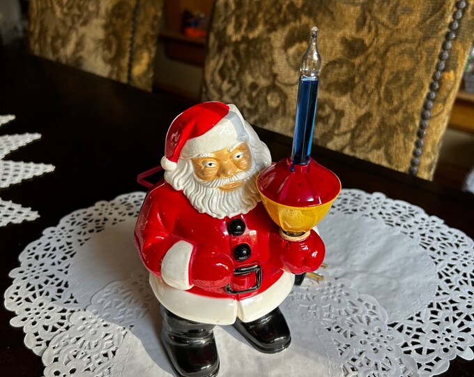 Rare Vintage 1950s Royal Bubble Light Santa ~ Bubble Light Included ...