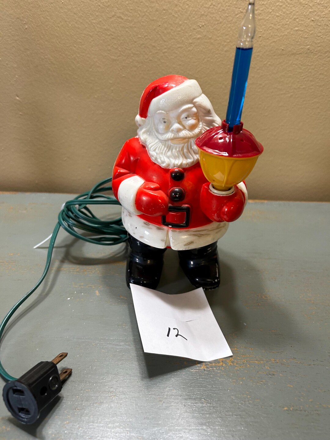 Vintage 1950s Royal Bubble Light Santa ~ Bubble Light Included ~ Nice ...