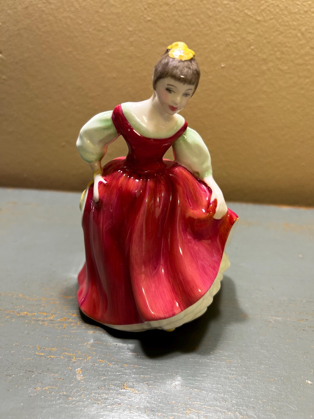 Charming Royal Doulton Figurine Fair Maiden ~ HN2434 ~ Victorian Girl ...