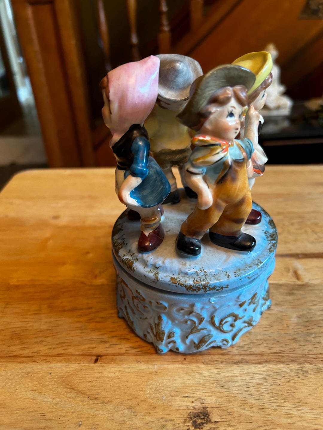 Charming Vintage Price Import Music Box ~ Hand Painted Japan ~ 4 ...