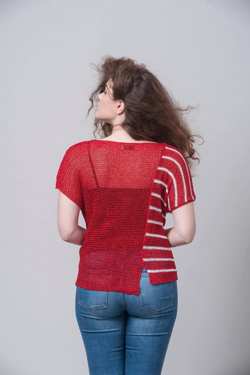 Summer Knit Tops, Summer Knitwear, Light Top, Boho Tops, Crochet Top ...