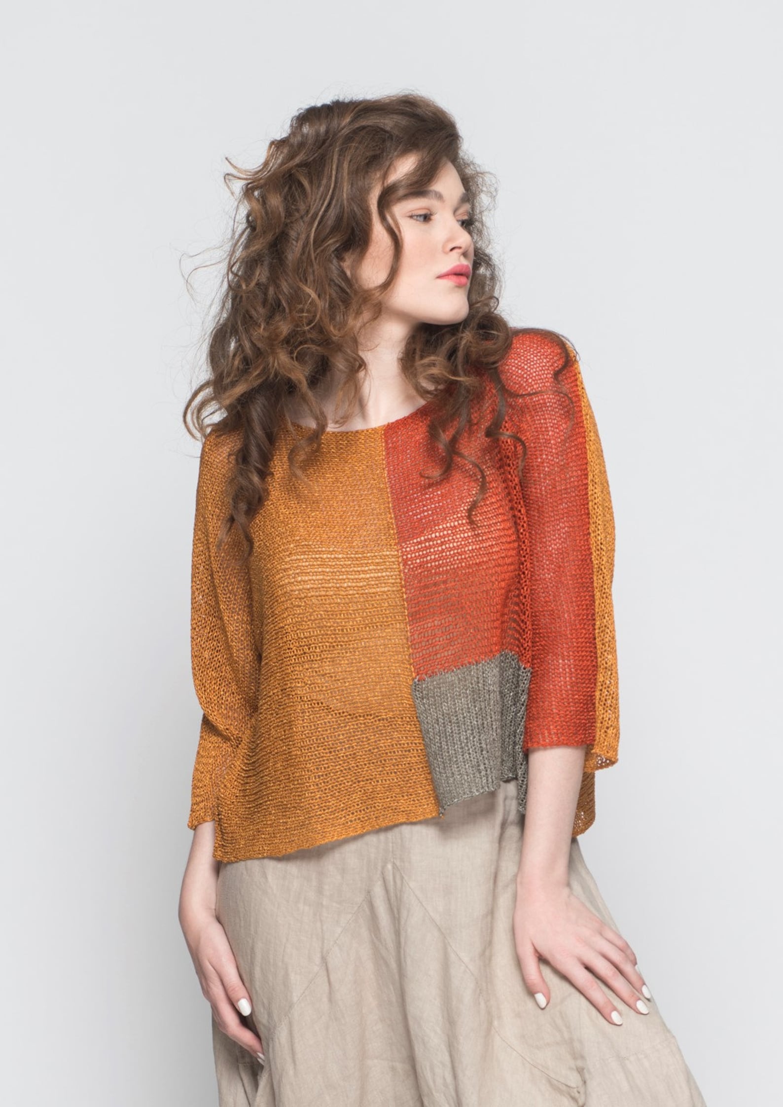 Women Summer Tops, Summer Top, Pullover Women, Pullover Knit, Fashion ...