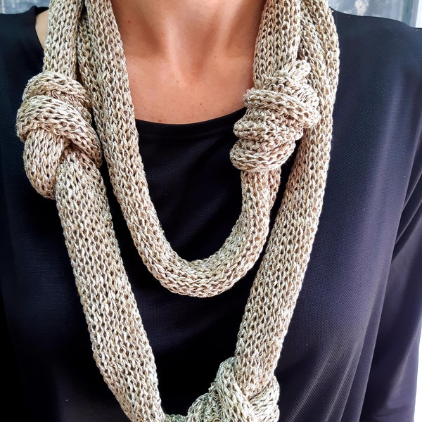 Necklace Scarf - Etsy