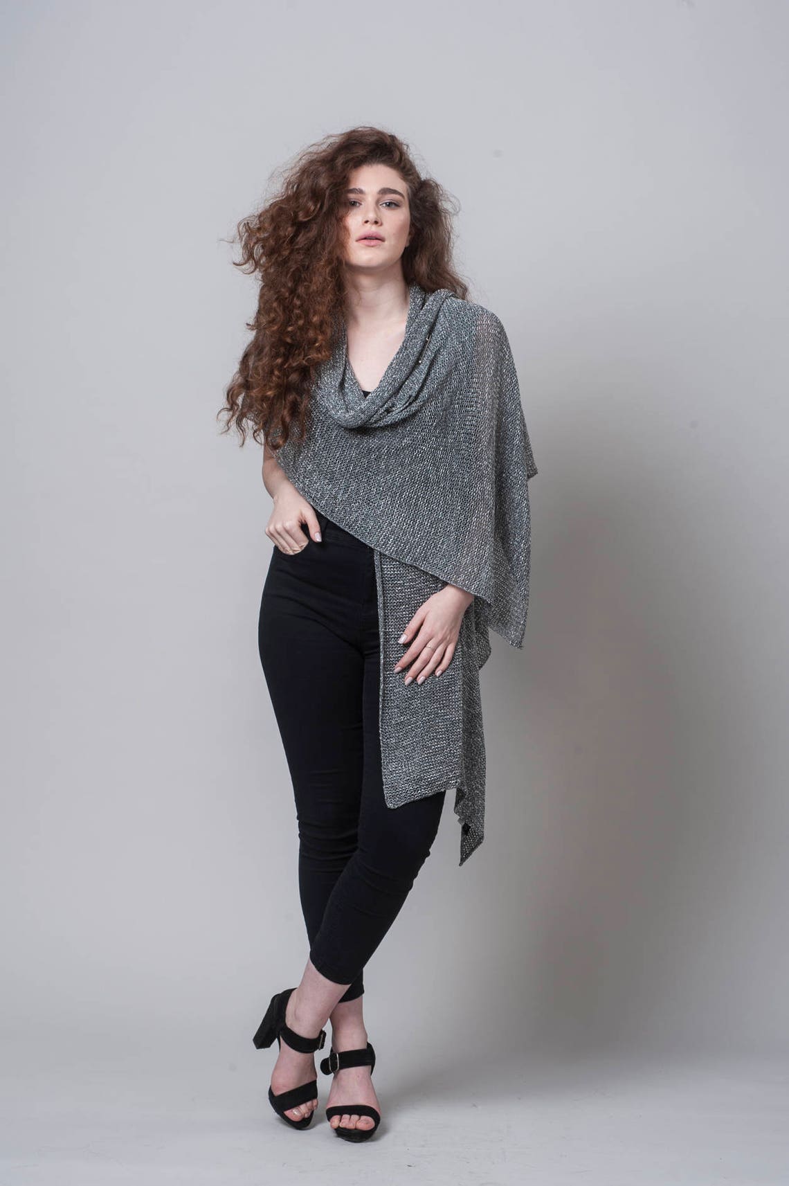Knit Wrap, Boho Tops, Knit Shawl, Crochet Shawl, Trendy Knit, Summer ...