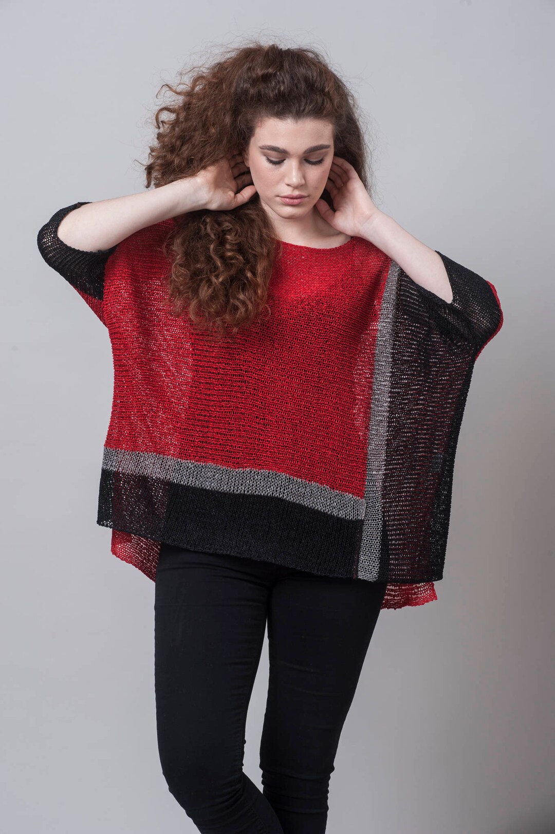 Fashion Knit, Knit Sweater, Oversized Top, Summer Knit, Oversized ...