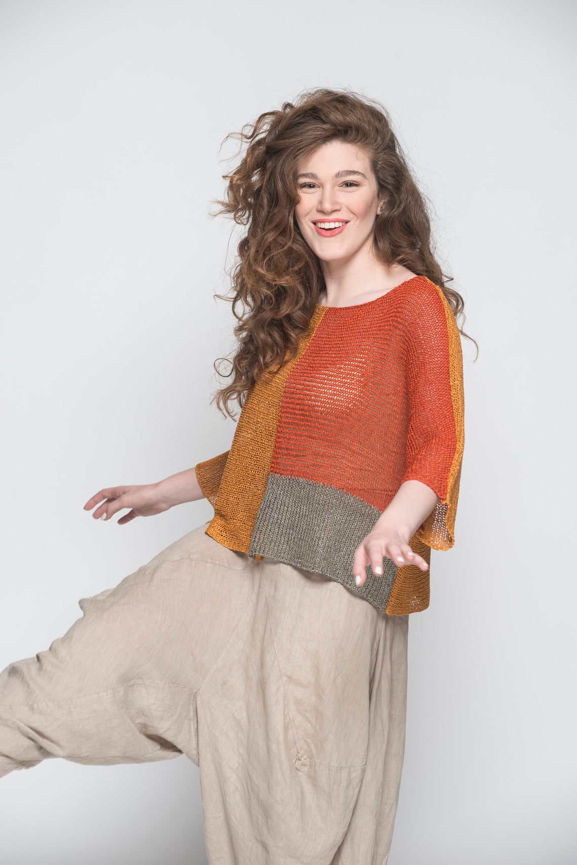 Women Summer Tops, Summer Top, Pullover Women, Pullover Knit, Fashion ...