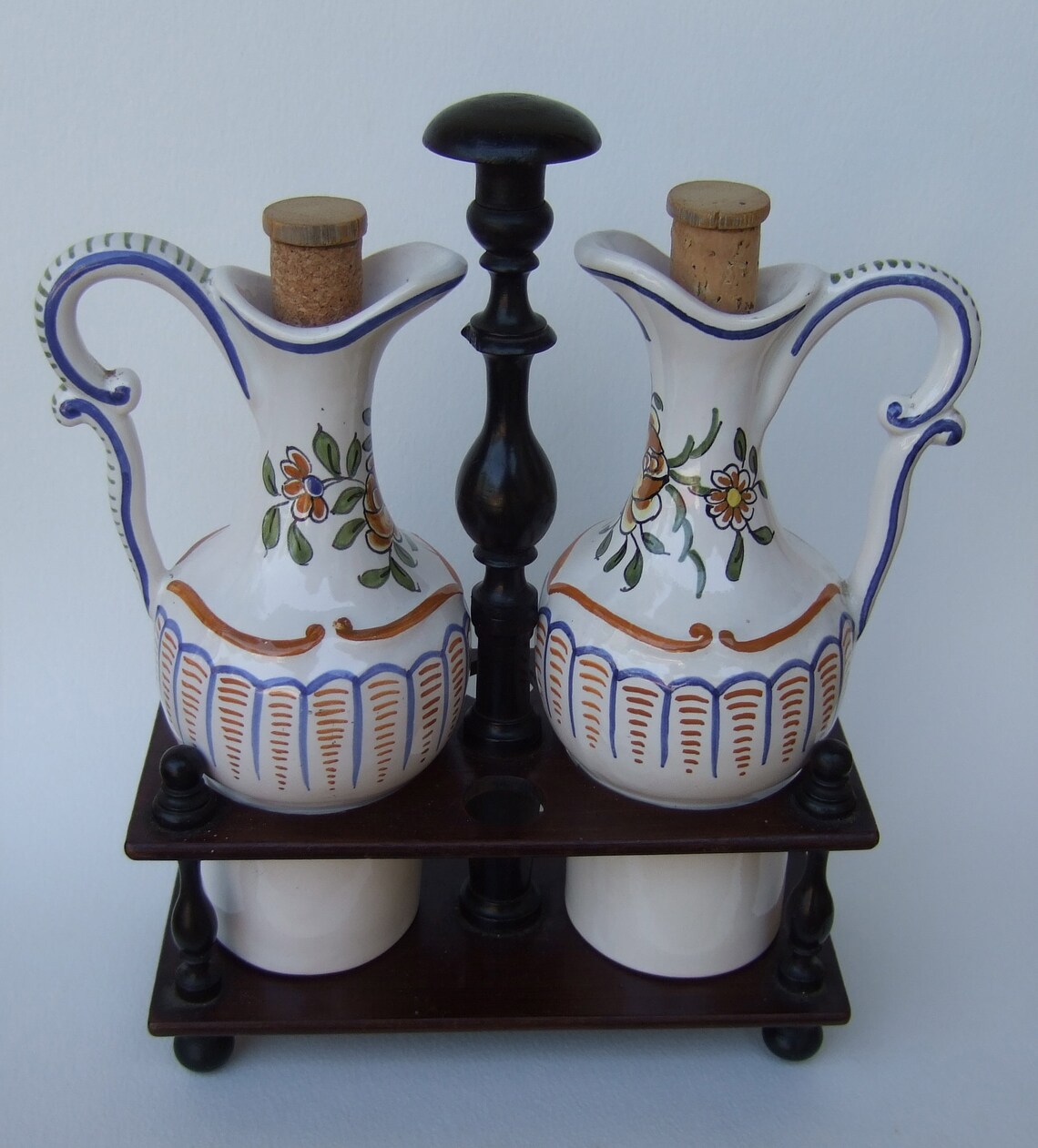 ANTIQUE FRENCH Oil and Vinegar Condiment Set Circa 1860 | Etsy