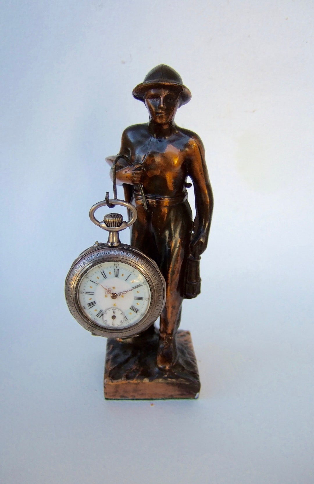 RARE ANTIQUE FRENCH Pocket Watch Stand, Display, Holder Circa 1900 ...