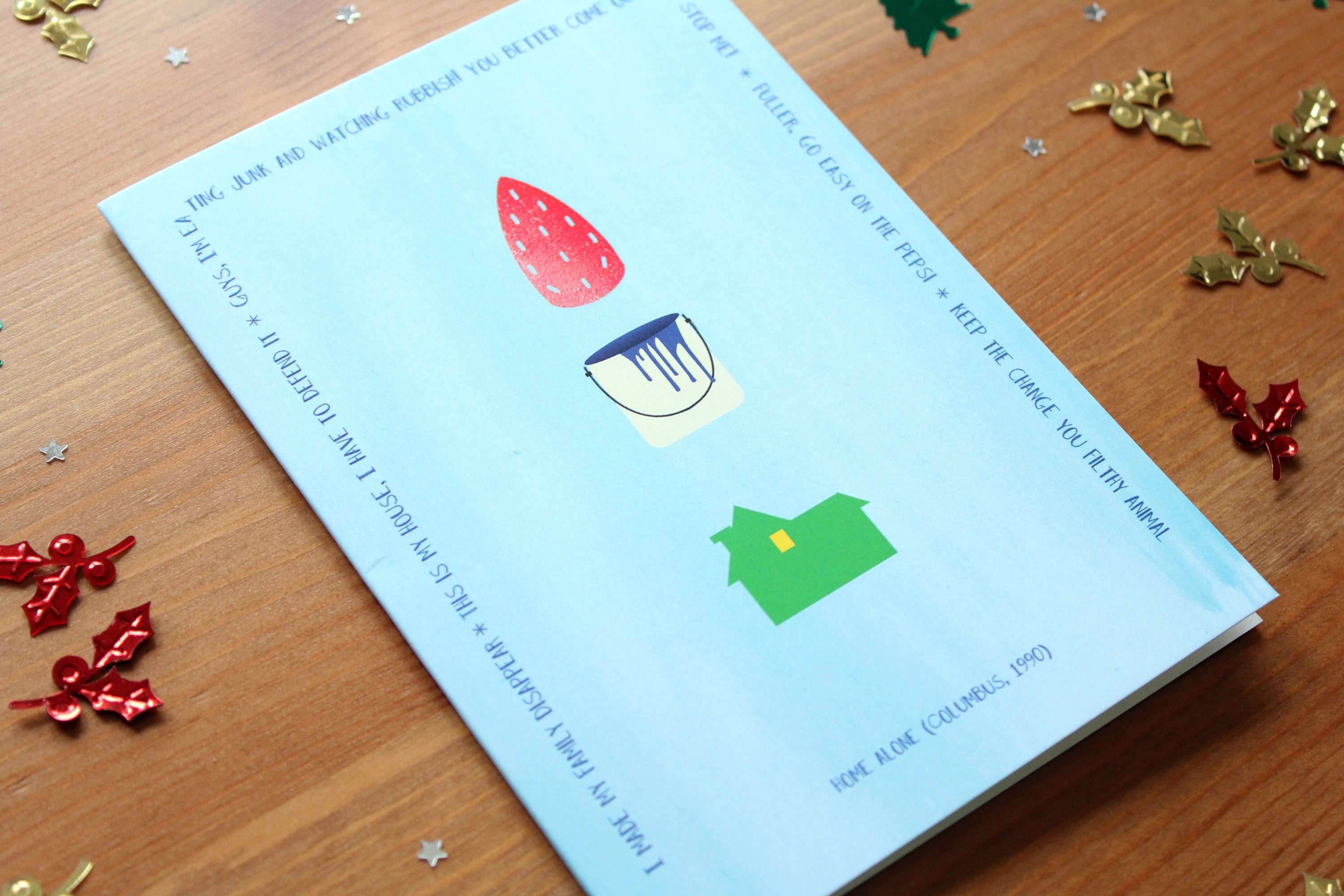 Home Alone Christmas Card Movie Quote Christmas Card Home - Etsy