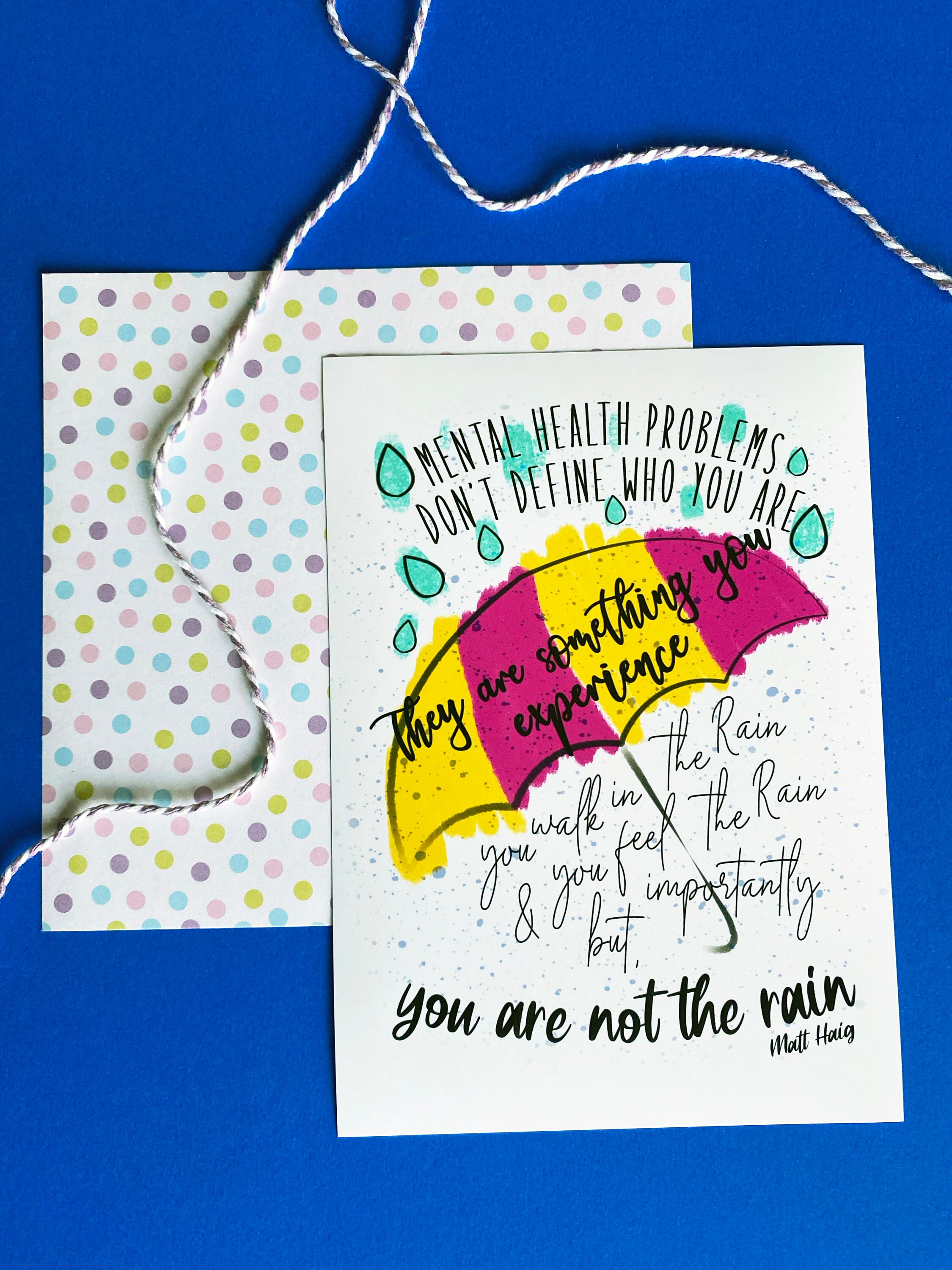 You Are Not the Rain Matt Haig Quote | Mental Health | Self Care ...