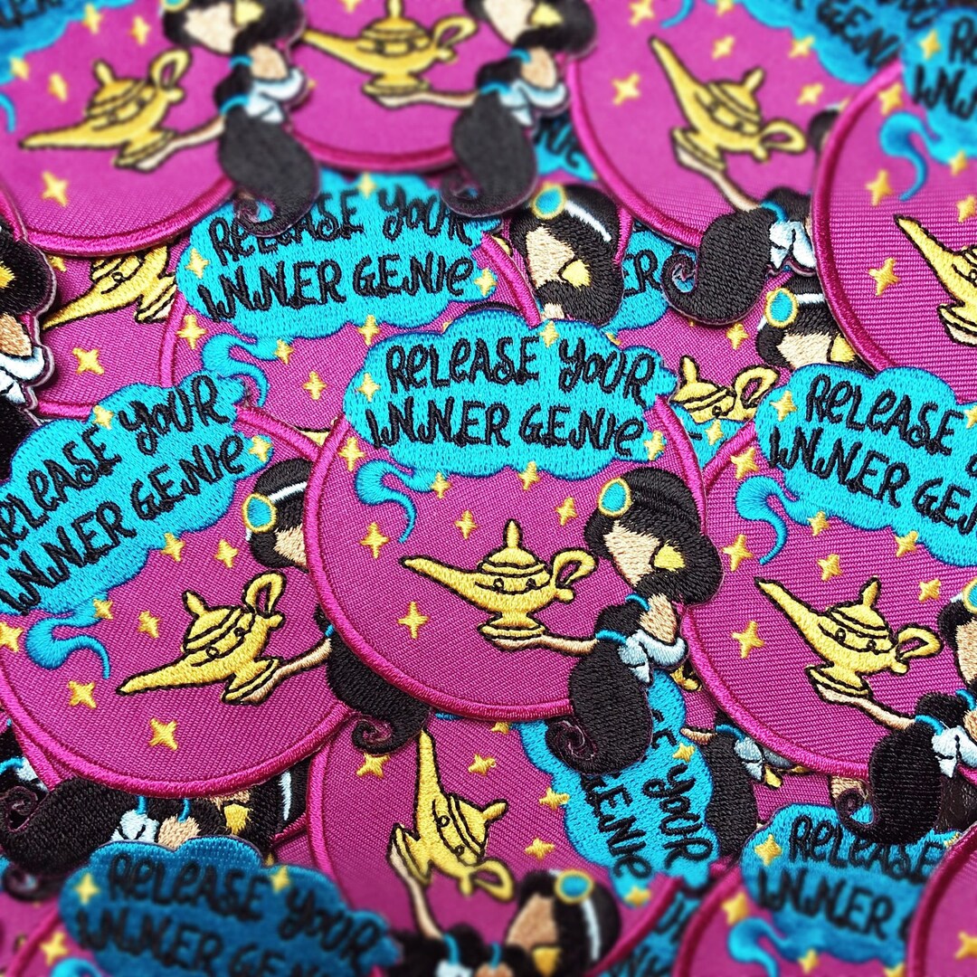 Release Your Inner Genie Embroidered Iron-on Patch - Etsy