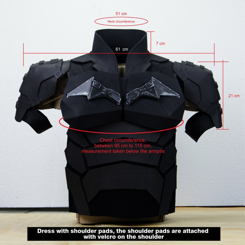 THE BATMAN Chest Armor / Shoulder pads / Gauntlets | Etsy