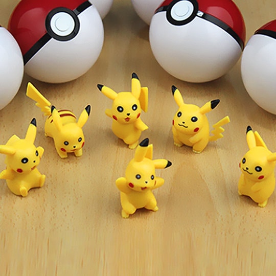 Pokeball Pokemon Pikachu, Realistic on and Off - Etsy