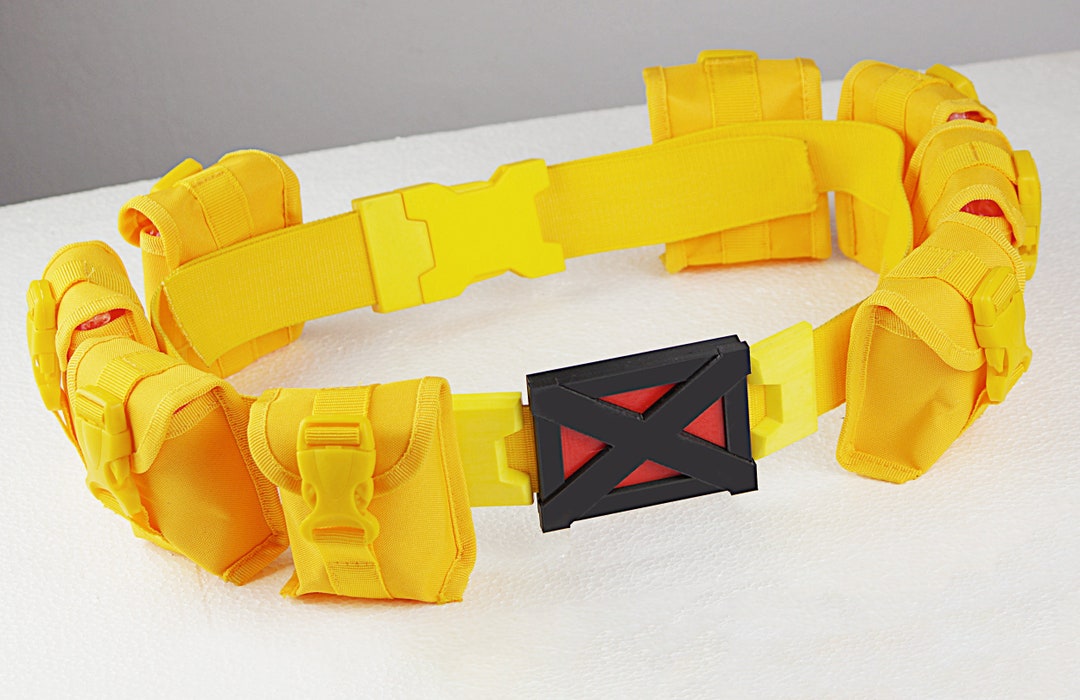 X-men Utility Belt Yellow V1 - Etsy