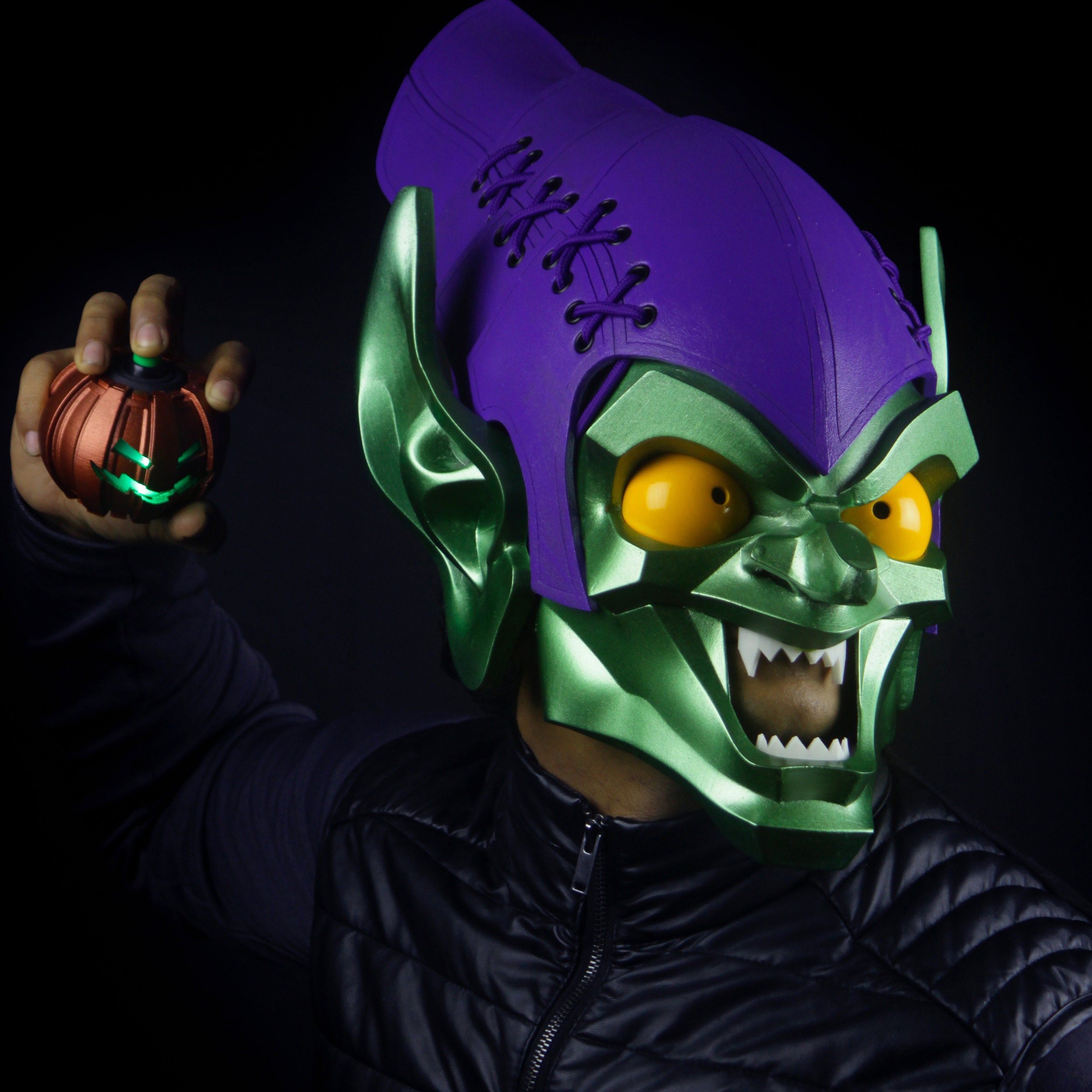 Spiderman Green Goblin Mask Test