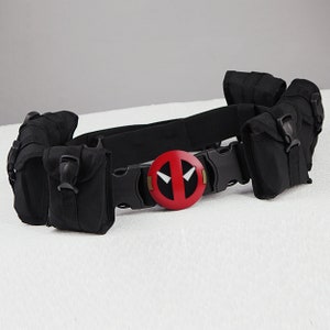 X-men - Deadpool Utility Belt Black V2 - Etsy