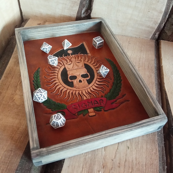 Wooden Dice Tray - Etsy