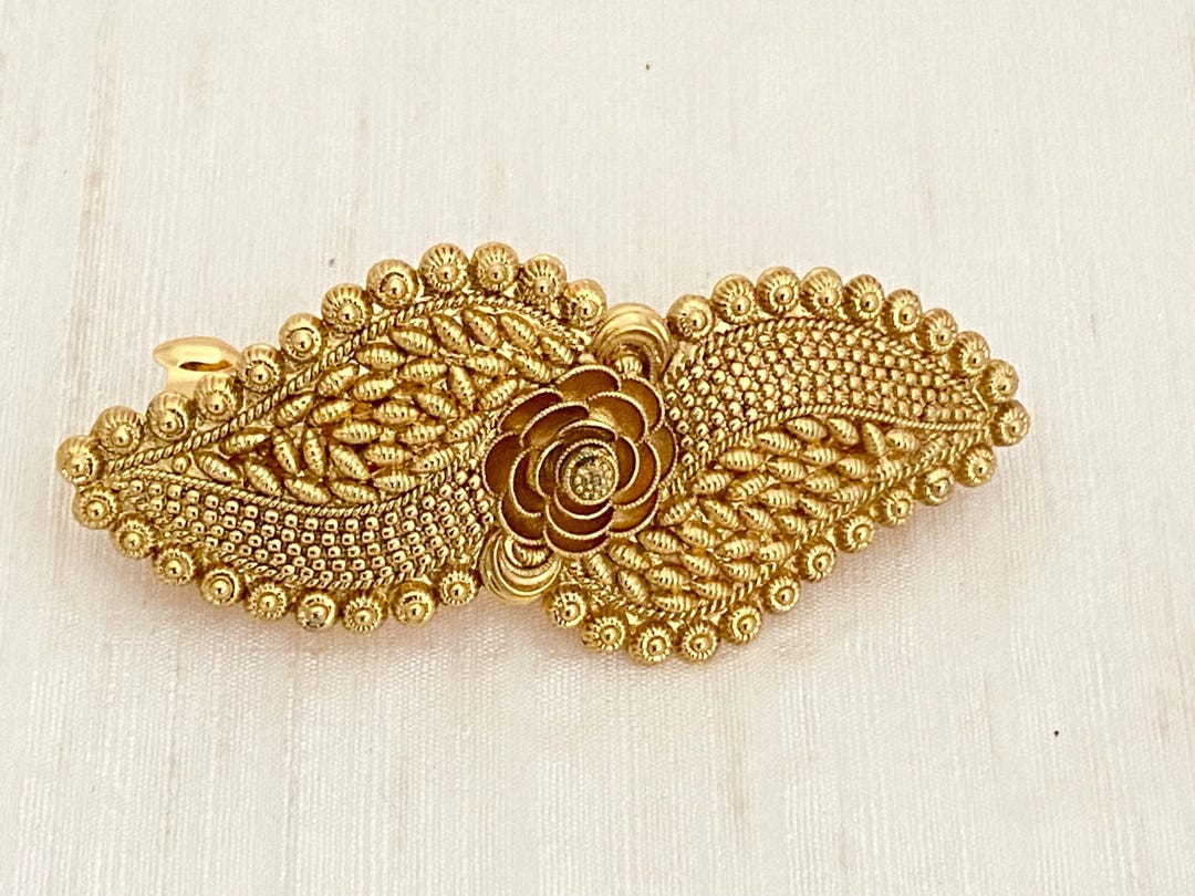 Hair Pin,hair Clip, Ambada Hair Juda,gold Plated/antique Look Hair ...