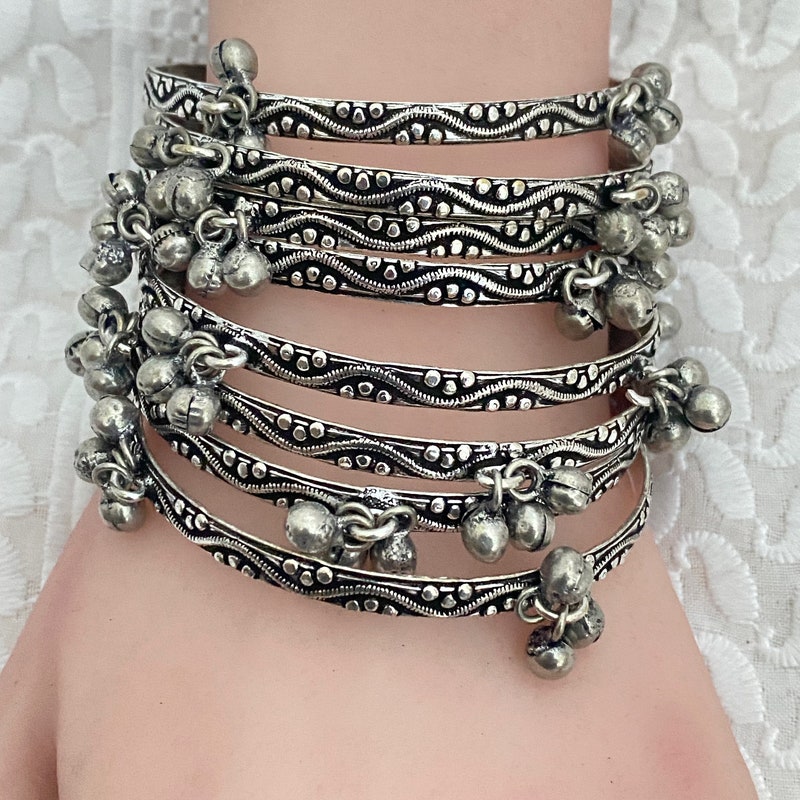 Oxidized Bangles - Etsy
