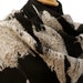 RAW Silk SHAWL, Ruana, Wrap, Nuno Felt Huge Handmade Black and White ...