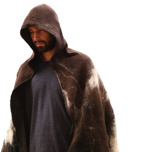 Pagan Poncho/ Wrap/ Scarf/ Shawl for Men, Earthy Men Hooded Scarf Wrap ...