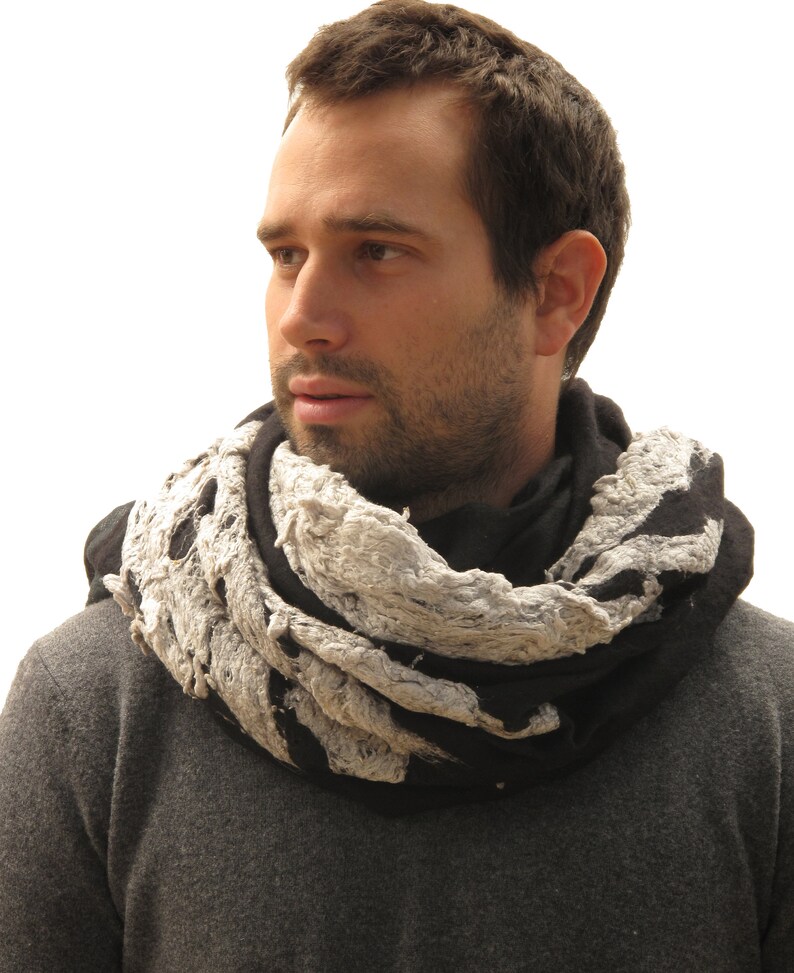 BURNING MAN RUANA for Men, Festival Wrap, Scarf, Shawl, Poncho, Black ...