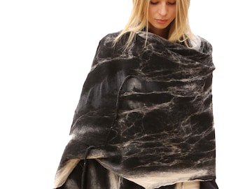 Nuno Felted Shawl - Etsy
