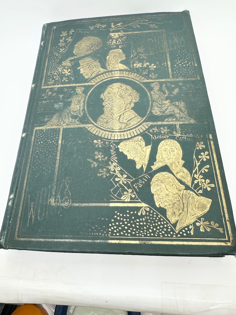 The Works of Charles Dickens Vol. 1-4 Antique Books, A Piece of History ...