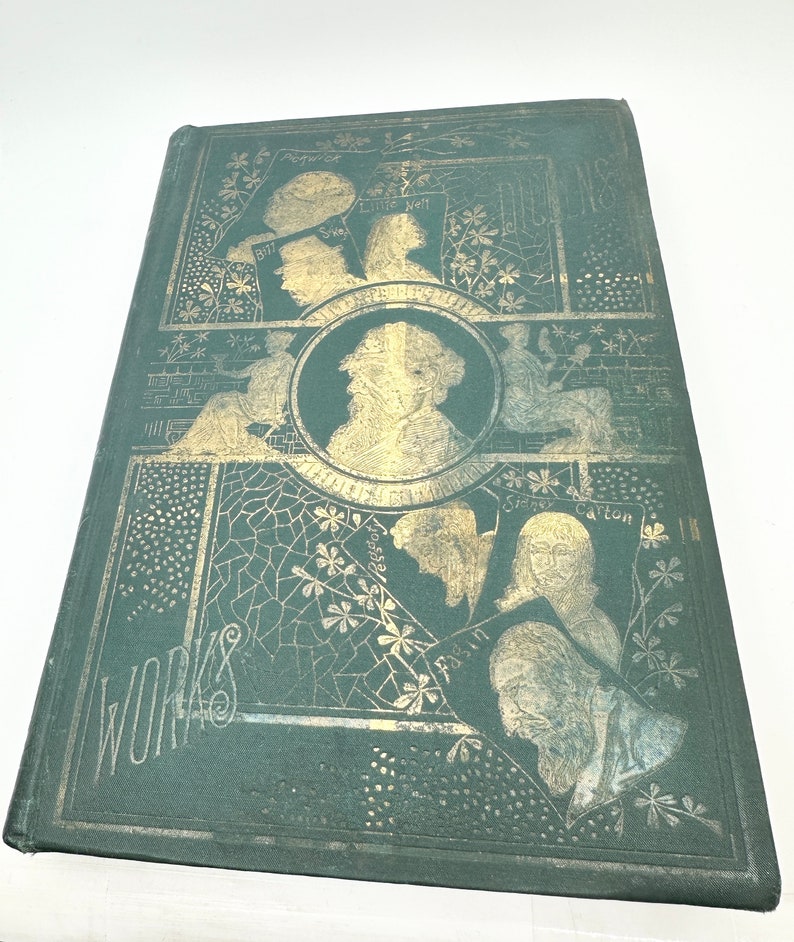 The Works of Charles Dickens Vol. 1-4 Antique Books, A Piece of History ...