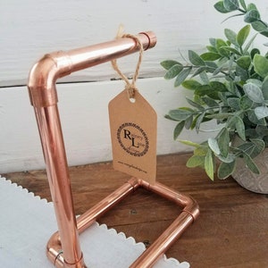 COPPER TABLE NUMBER Stand/display • Rectangle Base - Tall Version ...