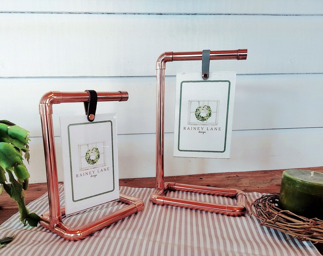 7th Anniversary Copper Photo Frame • Rectangle Base • NEW ...