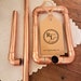 COPPER TABLE NUMBER Stand/display Rectangle Base Tall Version Perfect ...
