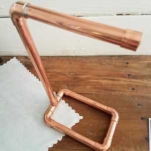 COPPER TABLE NUMBER Stand/display • Rectangle Base - Tall Version ...