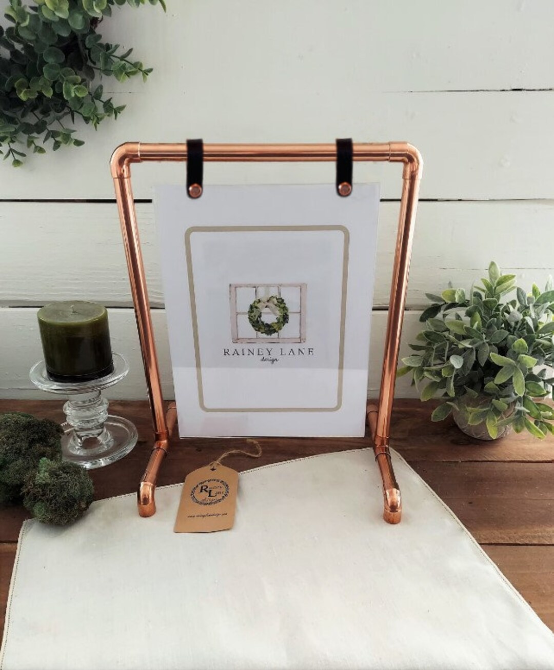 Real Copper 8.5x11" Frame /sign /photo • NOW W/custom Options: Leather ...