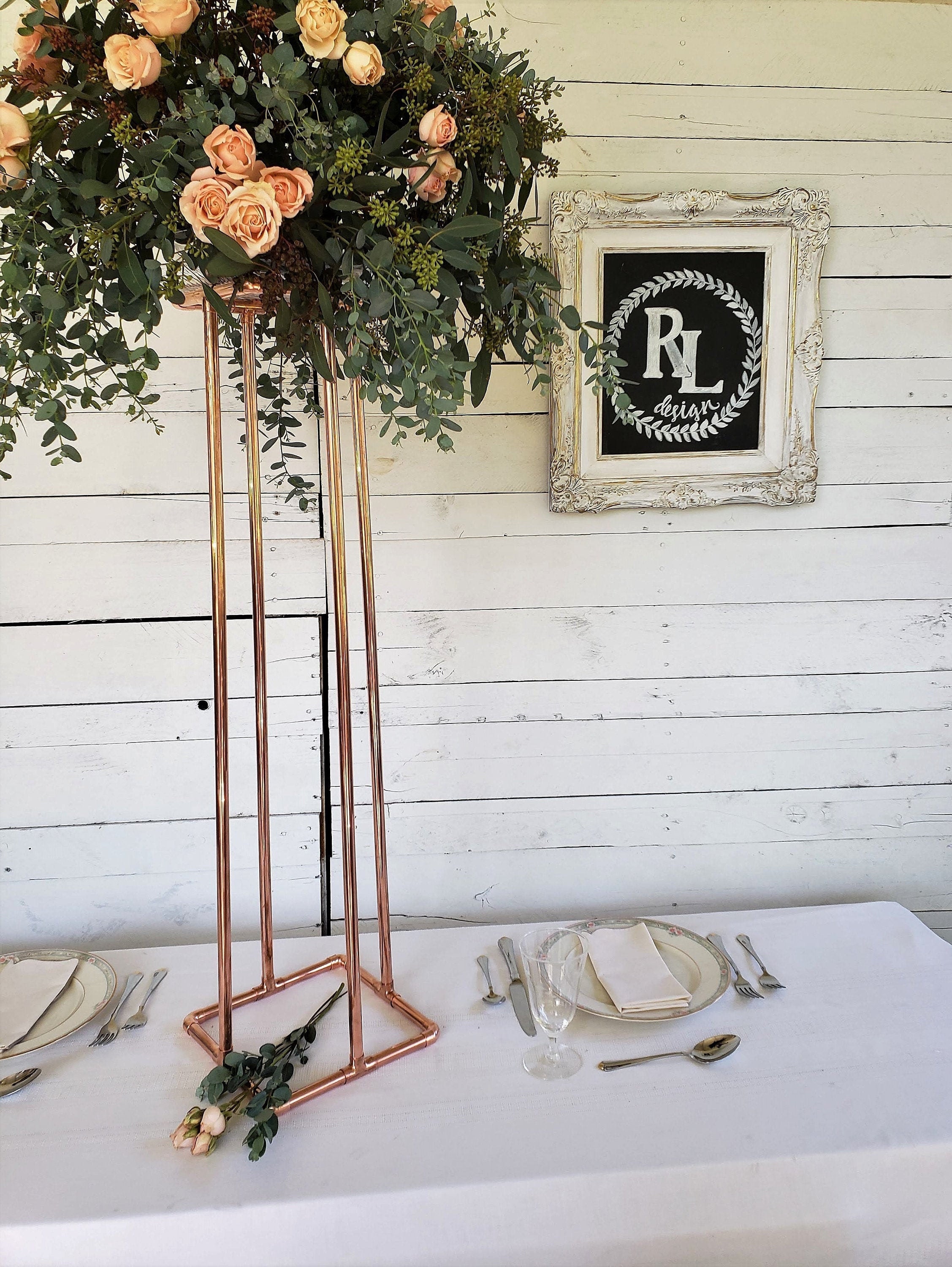 COPPER Bouquet Riser (slightly Tapered -8.25" Top) • 4 Sizes ...