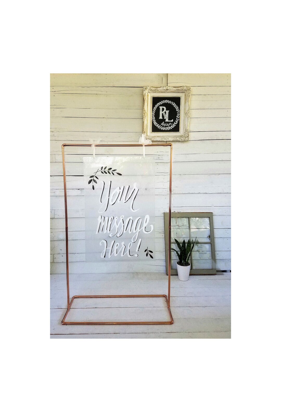 COPPER Wedding SIGN Stand perfect for All Events: Anniversary ...