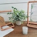COPPER TABLE NUMBER Stand/display • Rectangle Base - Tall Version ...