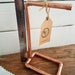 COPPER TABLE NUMBER Stand/display • Rectangle Base - Tall Version ...