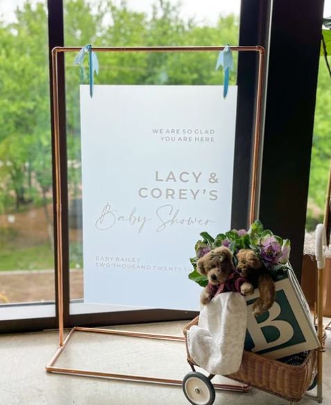 COPPER Wedding SIGN Stand perfect for All Events: Anniversary ...