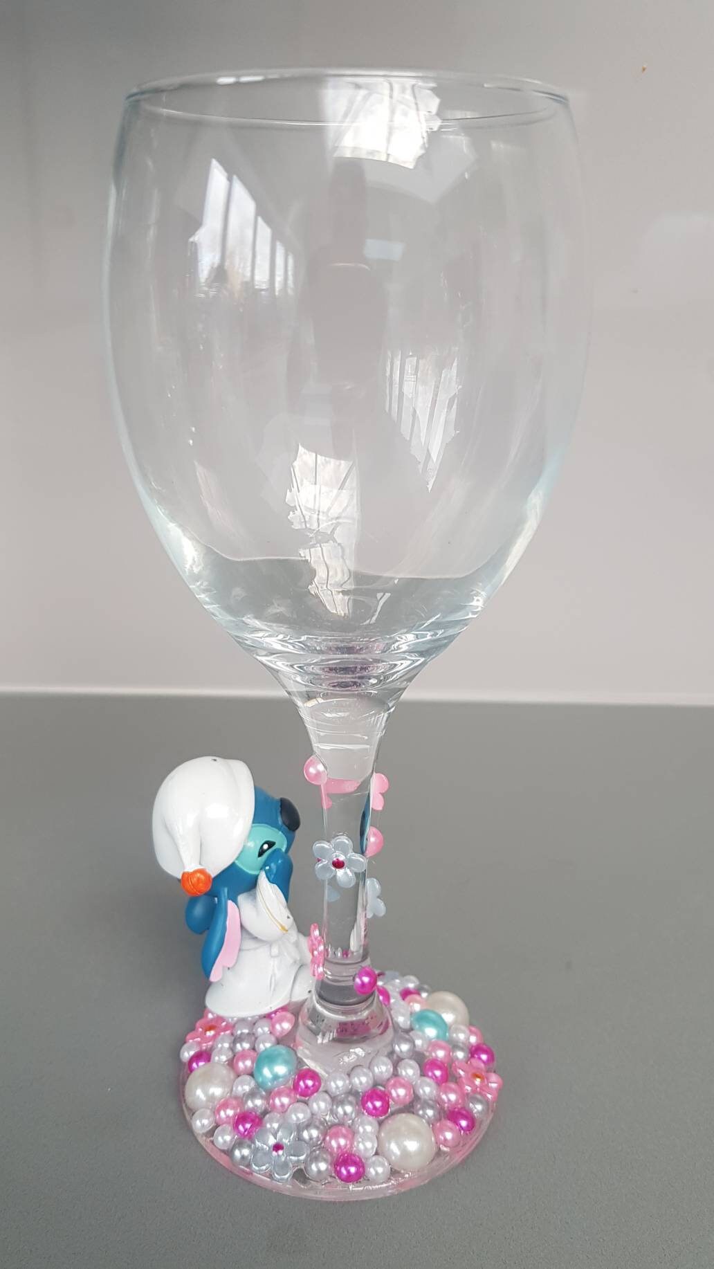 Stitch Wine Glass, Stich Glass, Disney Lilo & Stitch Wine Glass, Lilo ...
