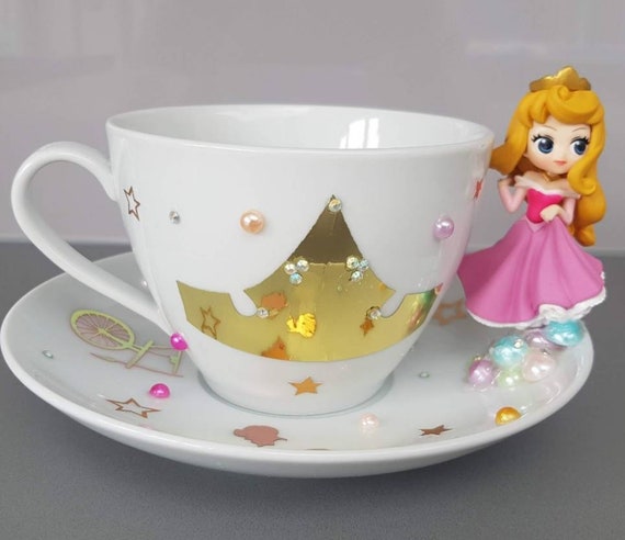 Personalised Disney Princess Aurora Tea Cup & Saucer Sleeping | Etsy