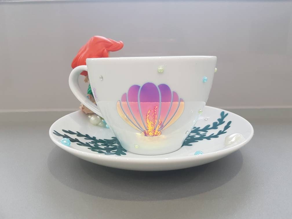 Personalised Disney Little Mermaid Tea Cup & Saucer Ariel Tea - Etsy