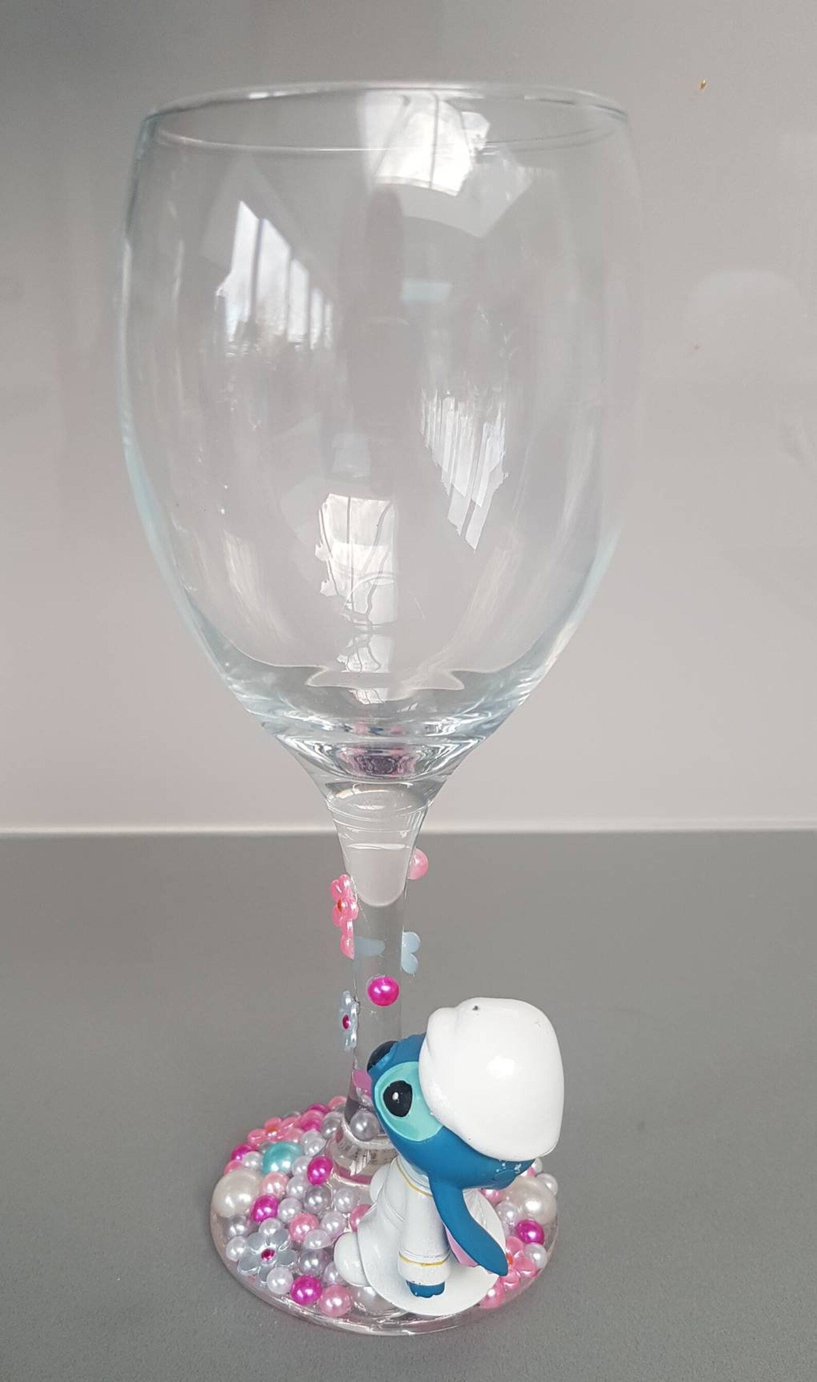 Stitch Wine Glass, Stich Glass, Disney Lilo & Stitch Wine Glass, Lilo ...