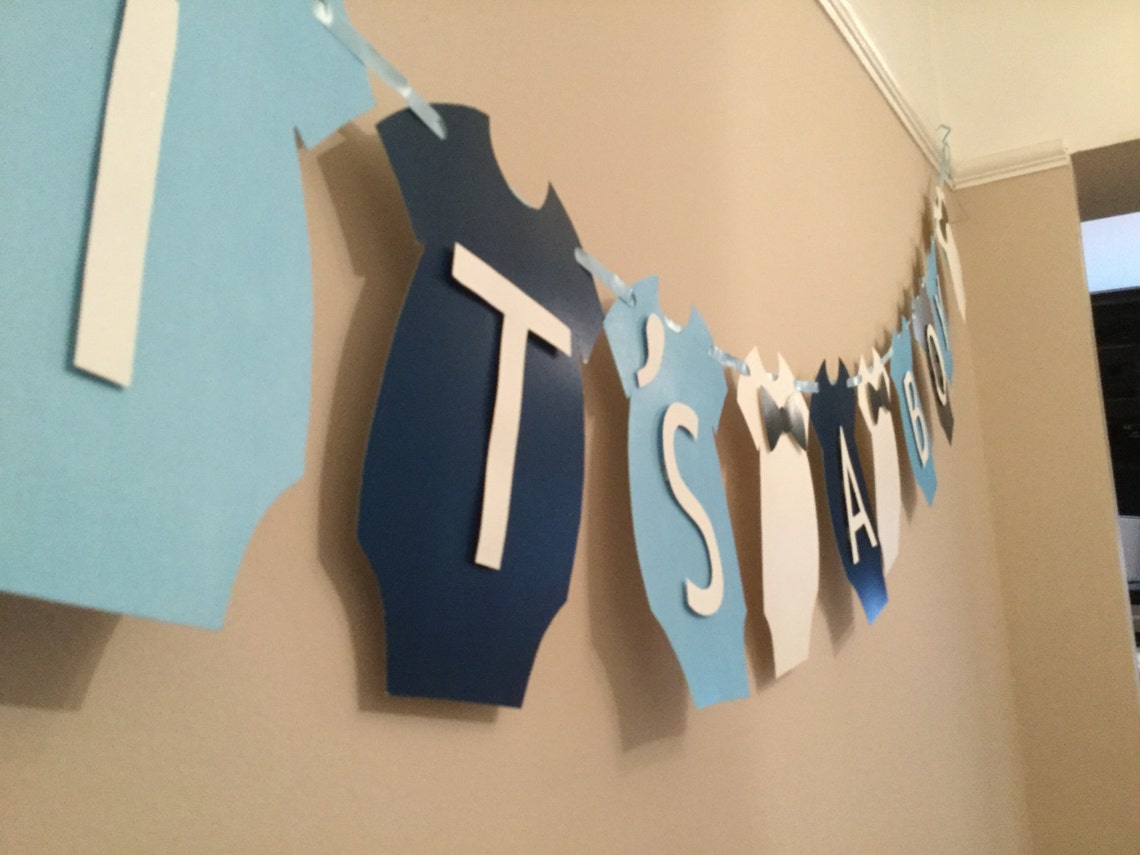Baby Boy Banner Baby Shower Banner Baby Shower Décor - Etsy