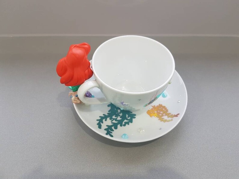 Personalised Disney Little Mermaid Tea Cup & Saucer Ariel Tea - Etsy