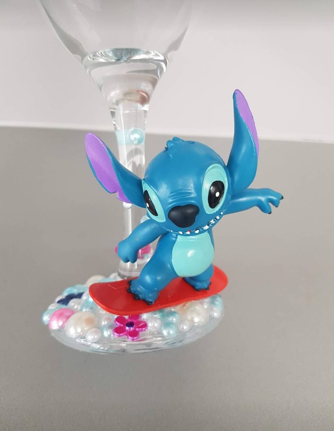 Stitch Wine Glass, Stich Glass, Disney Lilo & Stitch Wine Glass, Lilo ...