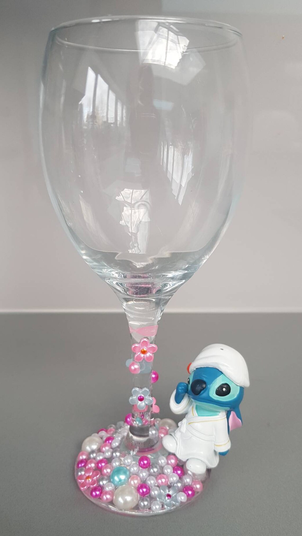 Stitch Wine Glass, Stich Glass, Disney Lilo & Stitch Wine Glass, Lilo ...