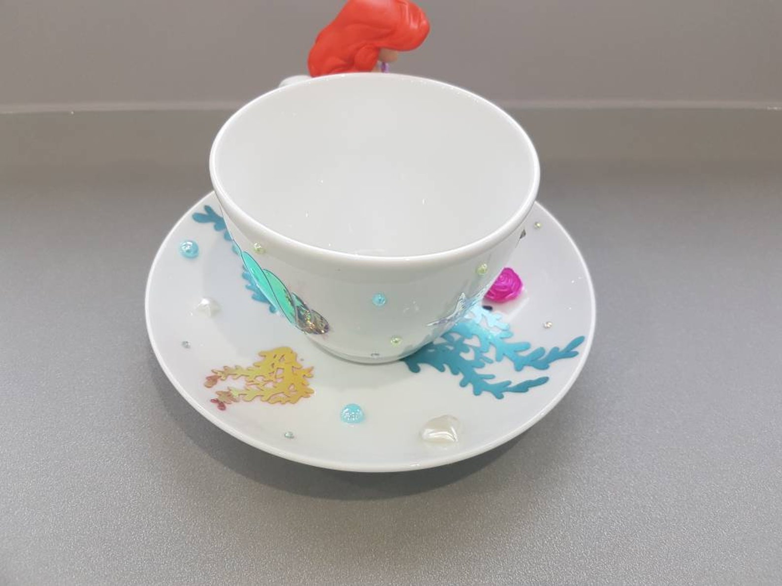 Personalised Disney Little Mermaid Tea Cup & Saucer Ariel Tea - Etsy