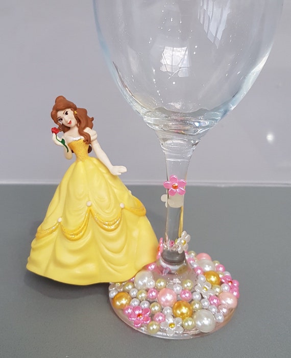 Tumblers & Water Glasses Disneys Belle Cup Disney Glassware Beauty and ...