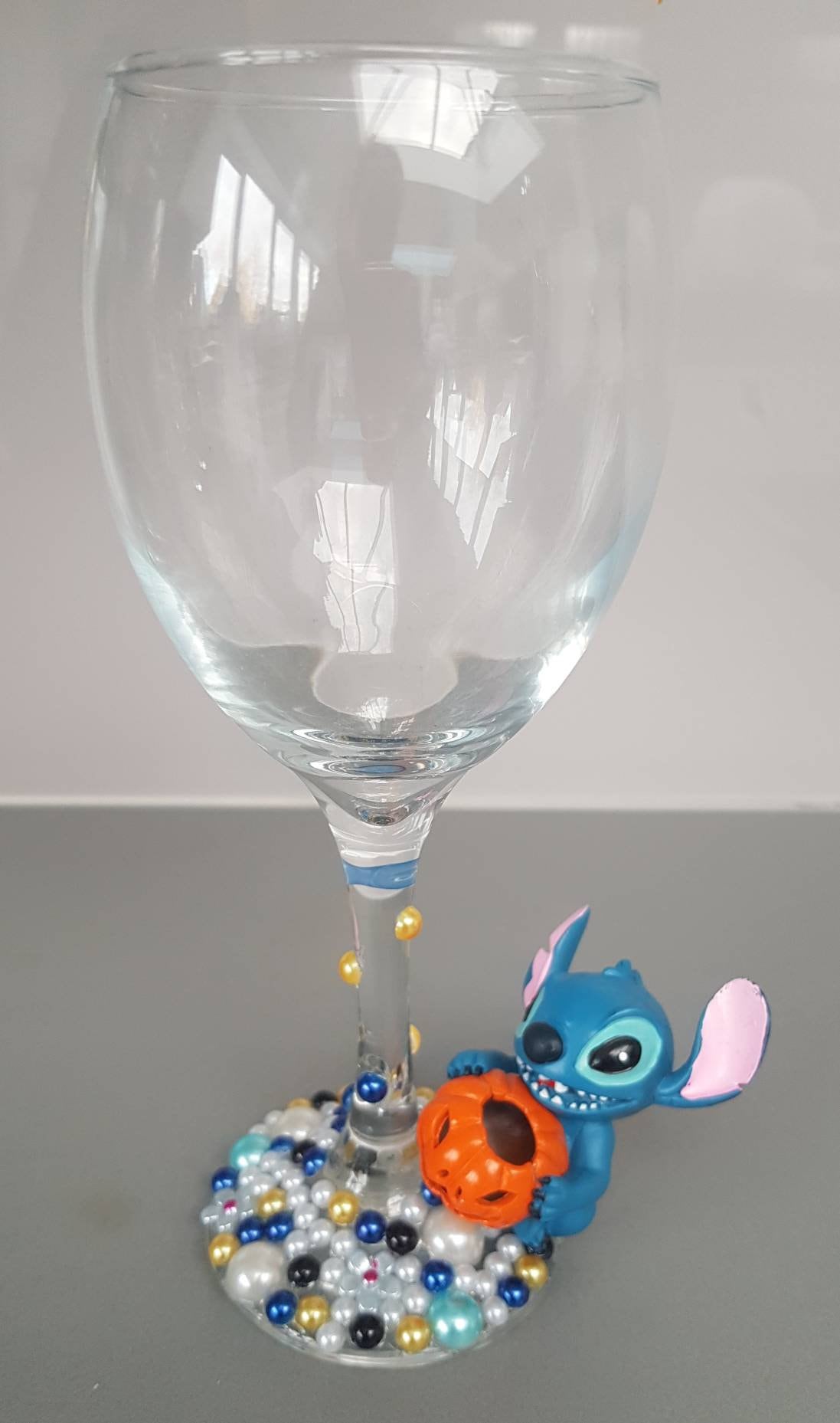 Stitch Wine Glass, Stich Glass, Disney Lilo & Stitch Wine Glass, Lilo ...